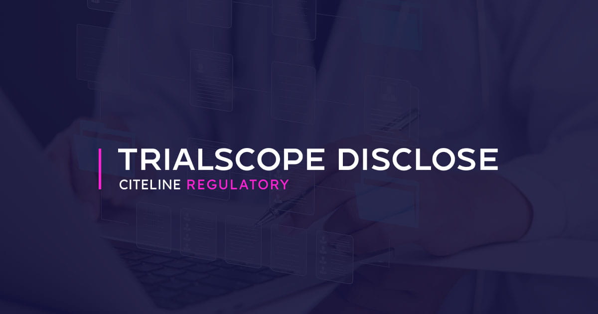 Simplify & Control Clinical Trial Disclosure | Citeline